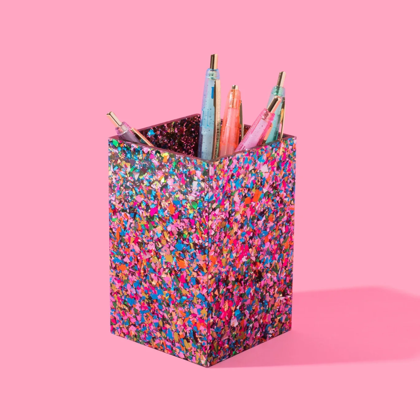 Confetti Acrylic Pen Cup – Soca Girl